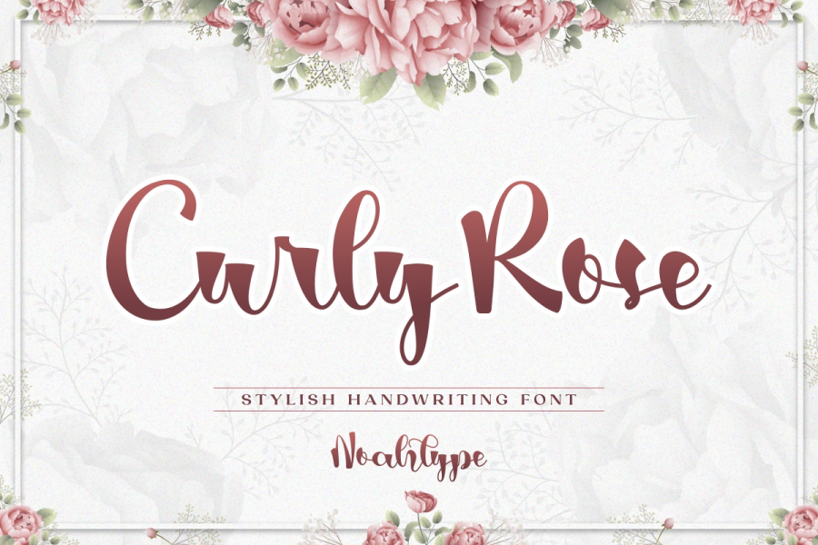 Curly Rose Demo Font · 1001 Fonts