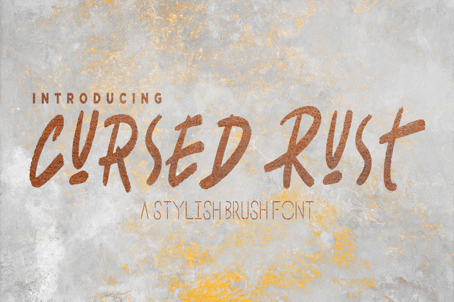 Cursed Rust Font · 1001 Fonts