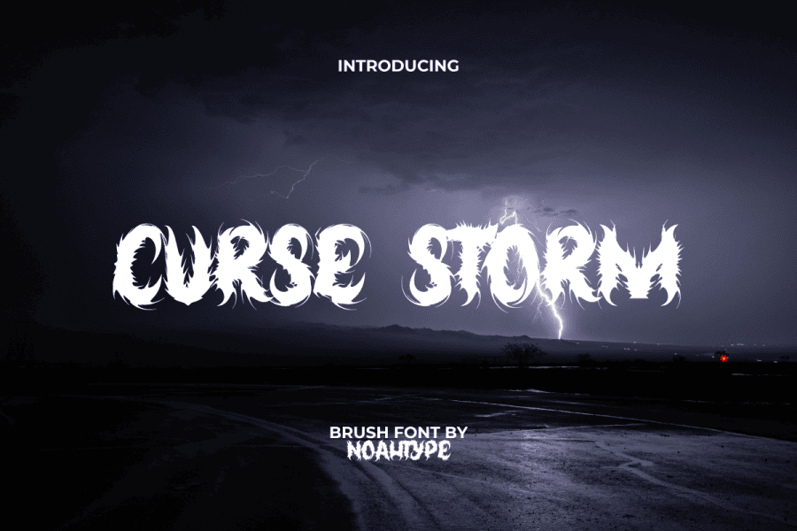 CurseStormDemo Font · 1001 Fonts