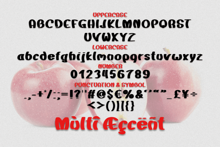 Curvy Apple Font · 1001 Fonts