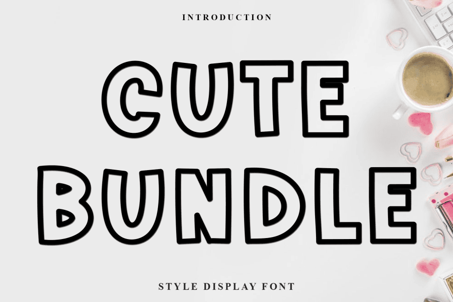 Cute Bundle Font · 1001 Fonts
