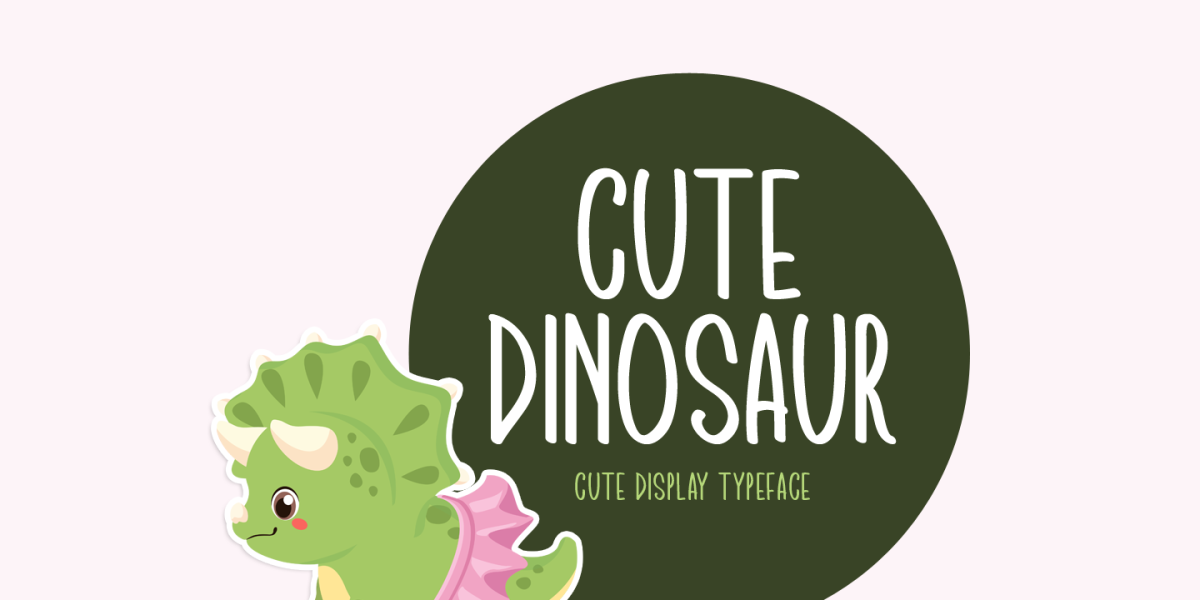 Cute Dinosaur Font · 1001 Fonts
