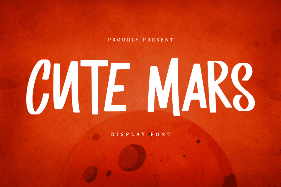 Cute Mars - Personal Use Font · 1001 Fonts