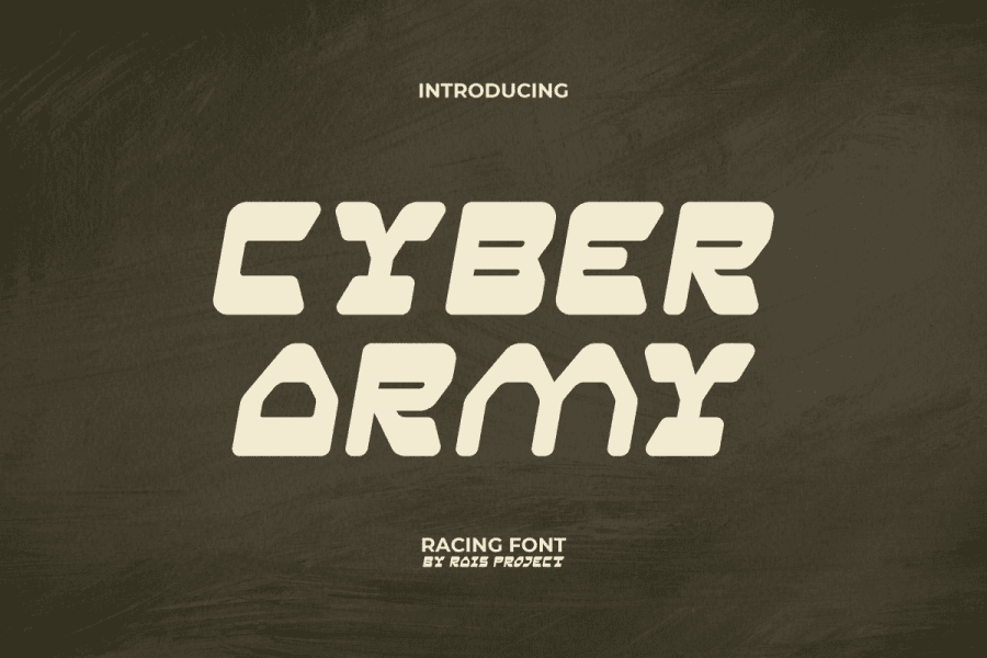 Cyber Army Demo Font · 1001 Fonts