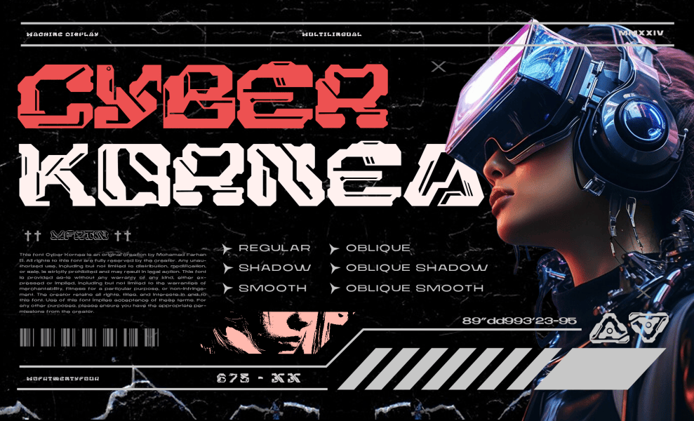 Cyber Kornea Font · 1001 Fonts