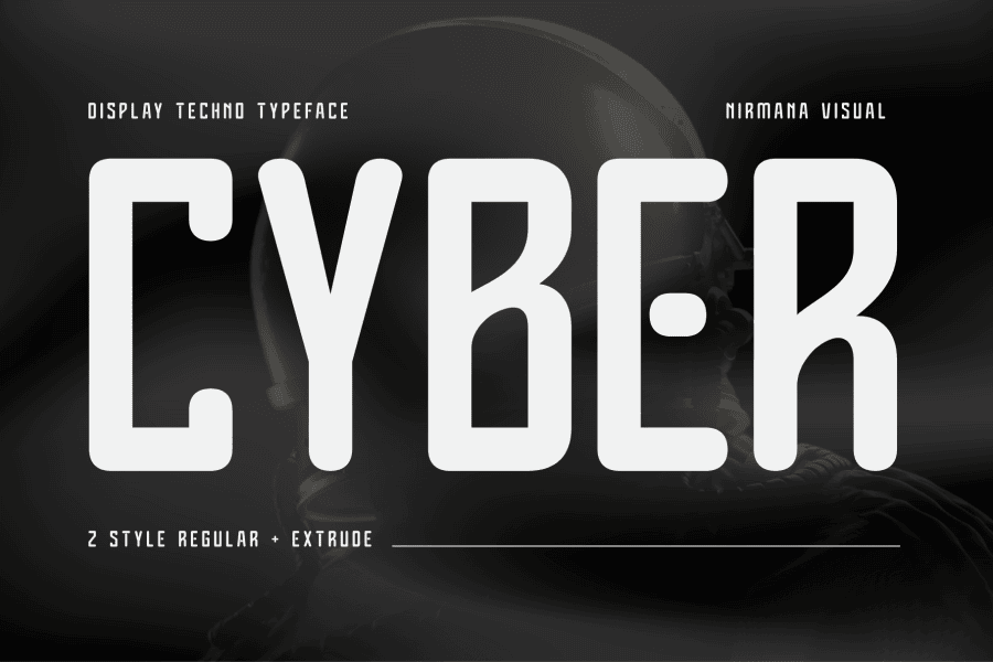 Cyber Techno Demo Font · 1001 Fonts