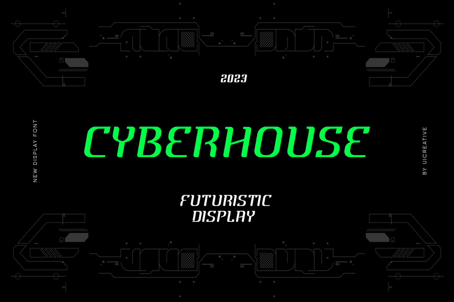 CYBERHOUSE Font · 1001 Fonts