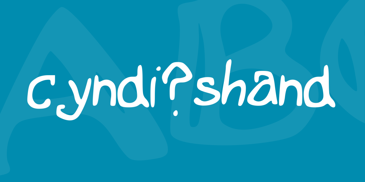 cyndi_shand Font · 1001 Fonts
