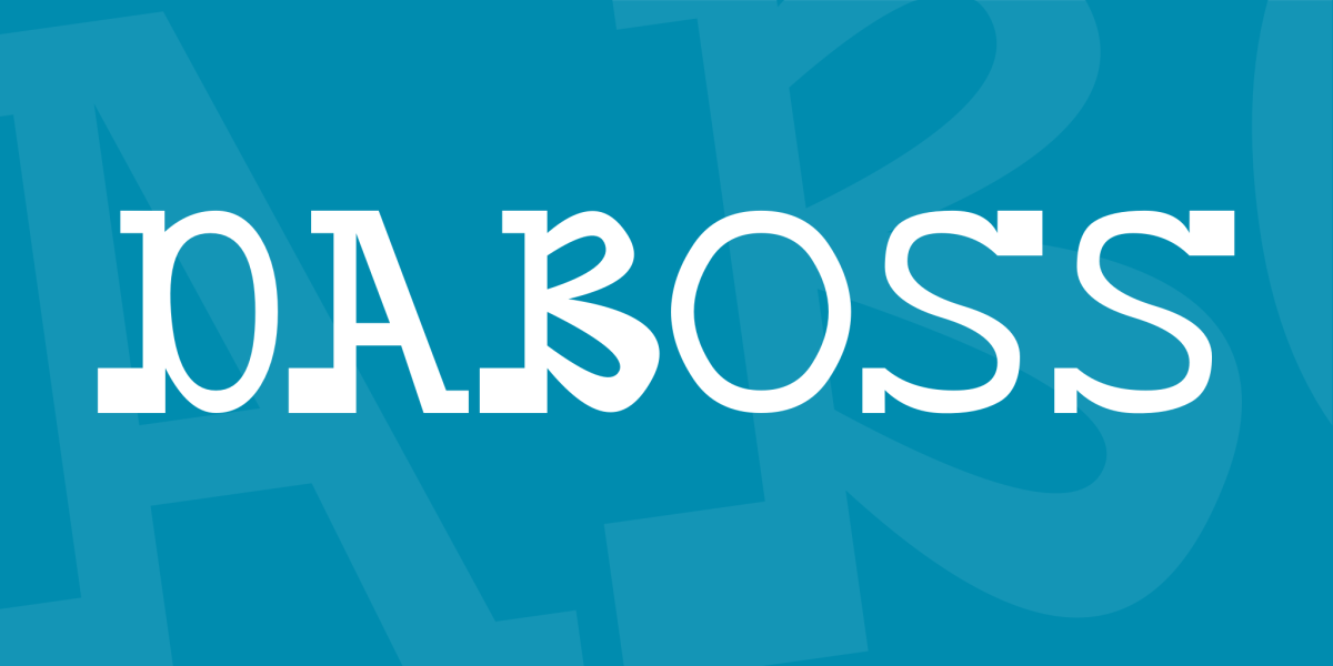 daBoss Font · 1001 Fonts