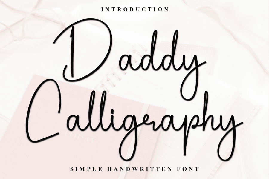 Daddy Calligraphy Font · 1001 Fonts