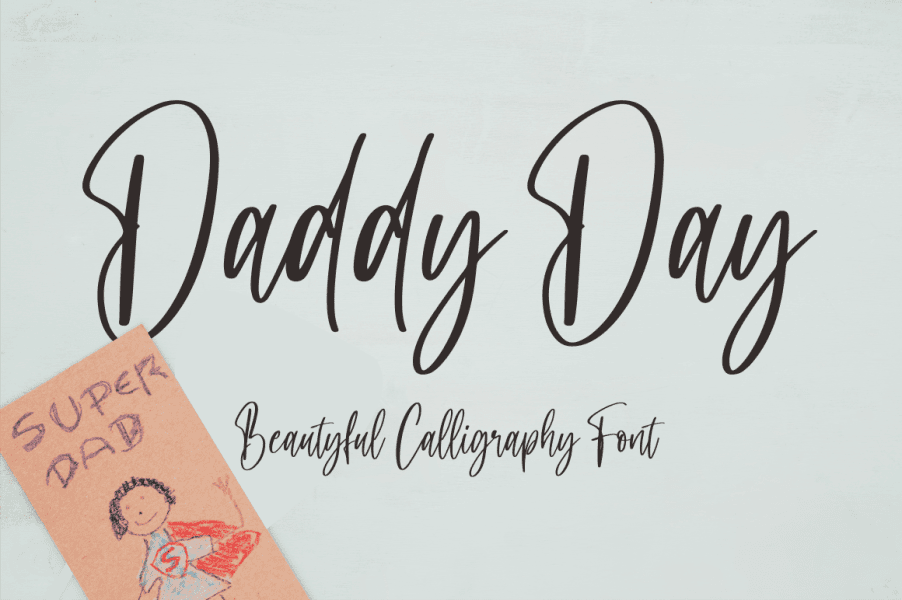 Daddy Day Font · 1001 Fonts