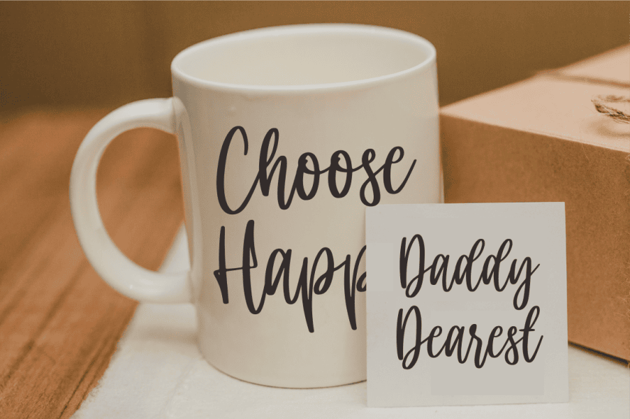 daddy dear Font · 1001 Fonts
