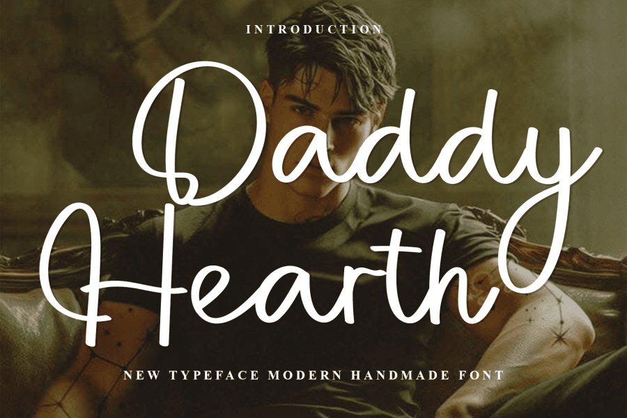 Daddy Hearth Font · 1001 Fonts