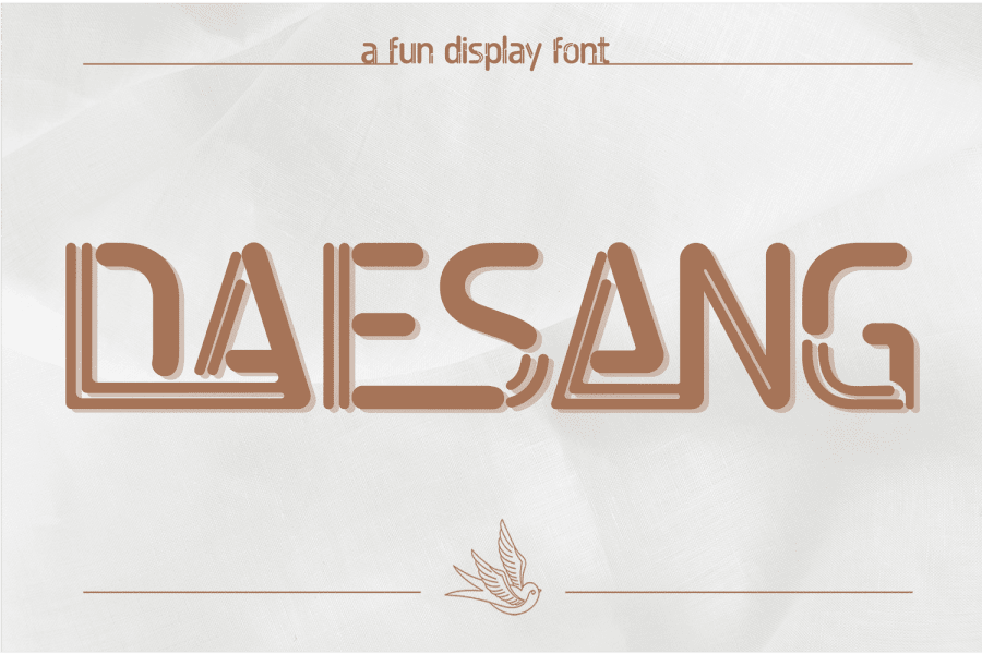 DAESANG SPACE DEMO Font · 1001 Fonts