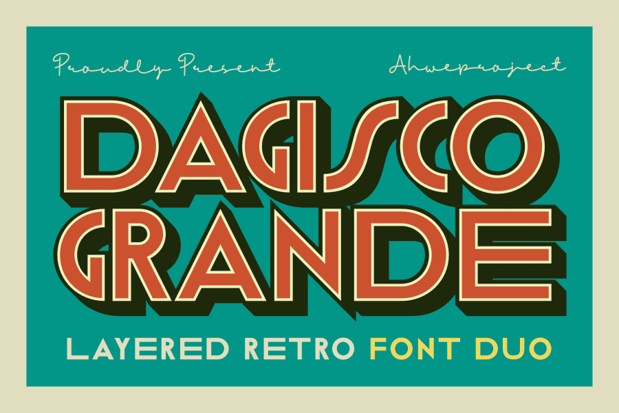 1 Free Stylish Font Duo Font · 1001 Fonts
