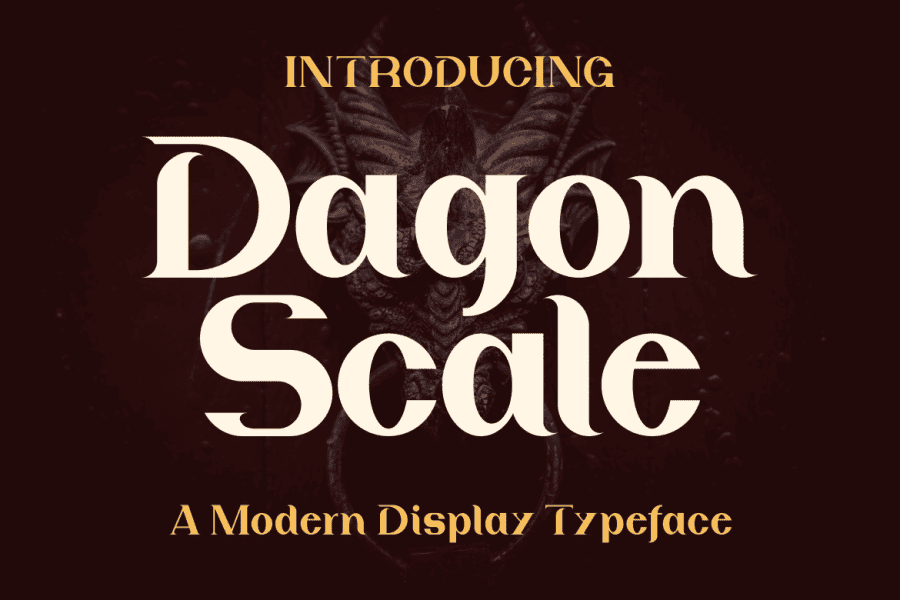 Dagon Scale Font · 1001 Fonts