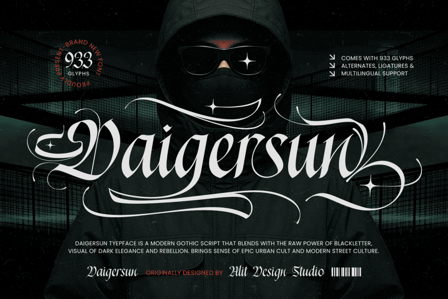 3 Free Calligraphy, Gangster, Script Fonts · 1001 Fonts