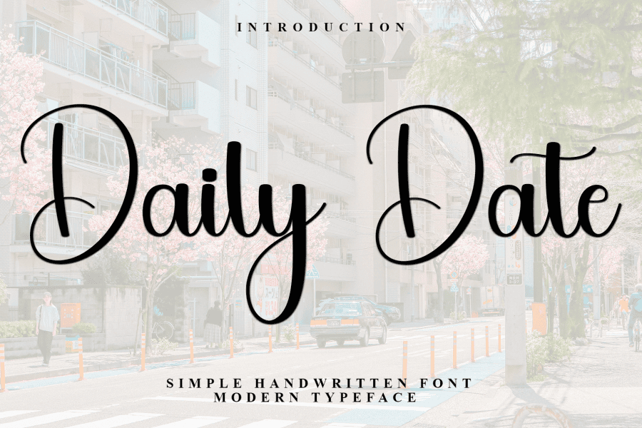 Daily Date Font · 1001 Fonts