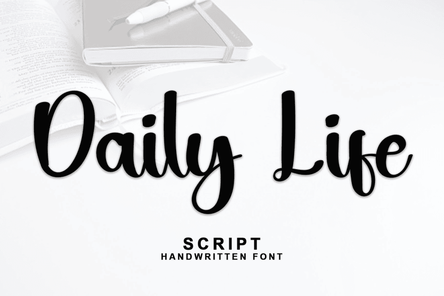Daily Life Font · 1001 Fonts