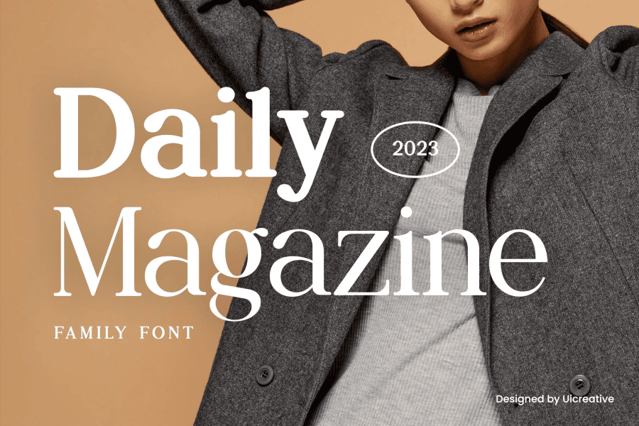 Daily Magazine Font Family · 1001 Fonts