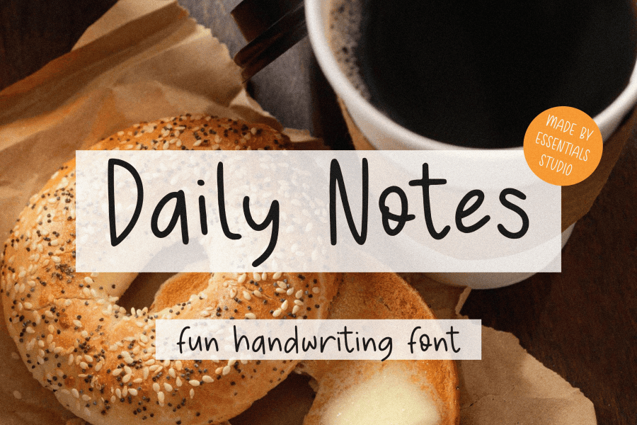 Daily Notes Font · 1001 Fonts