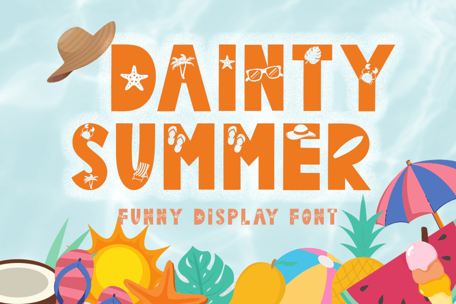 Dainty Summer Font · 1001 Fonts