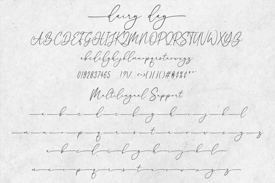 Dairy day Font · 1001 Fonts