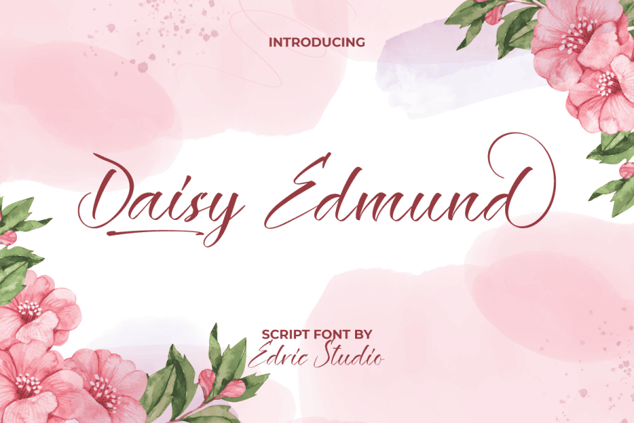 Daisy Edmund Demo Font · 1001 Fonts