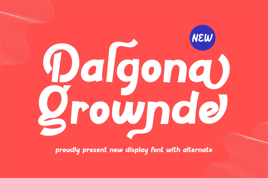 Dalgona Grownde Font · 1001 Fonts