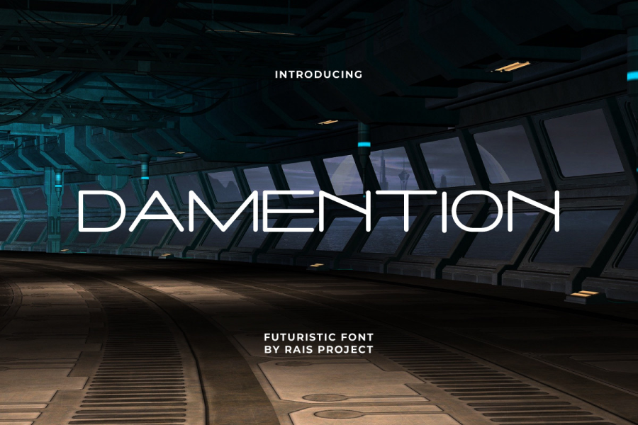 Damention Demo Font · 1001 Fonts