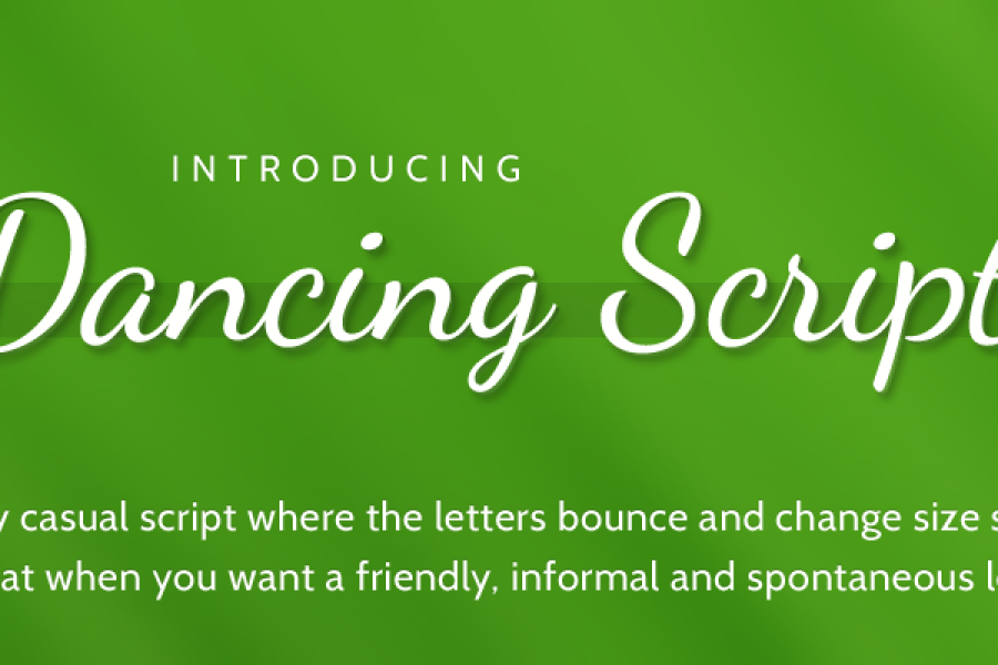 Dancing Script Font Family · 1001 Fonts