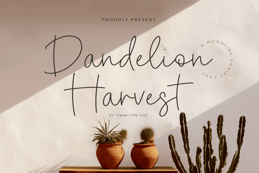 Dandelion Harvest Font · 1001 Fonts