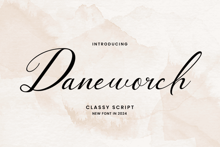 Daneworch Font · 1001 Fonts