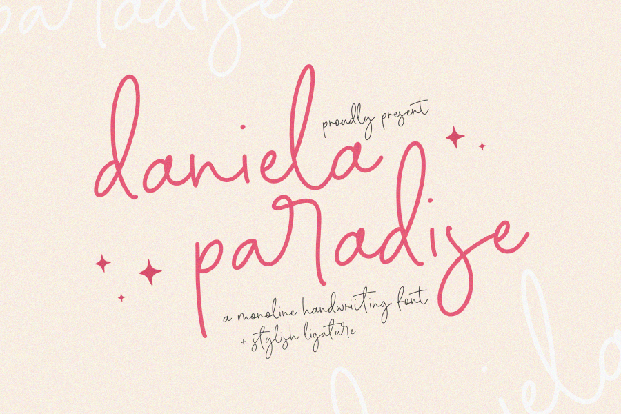 Daniela Paradise Font · 1001 Fonts