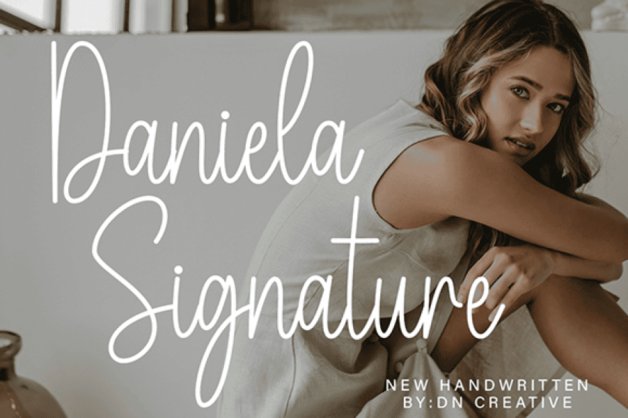Daniela Signature Font · 1001 Fonts