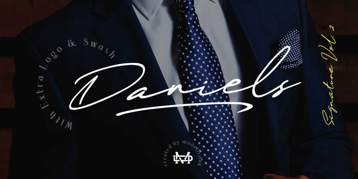 Daniels Signature Font · 1001 Fonts
