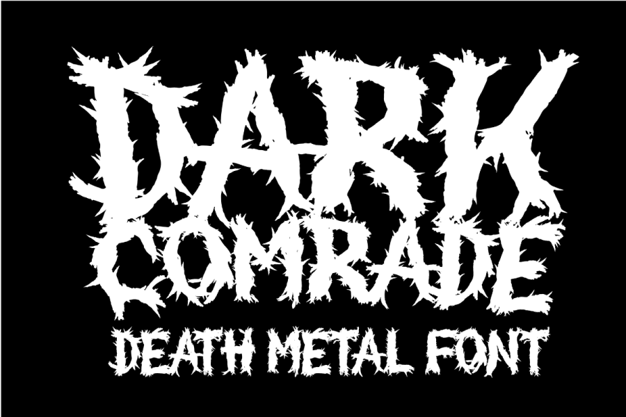 Dark Comrade Font · 1001 Fonts