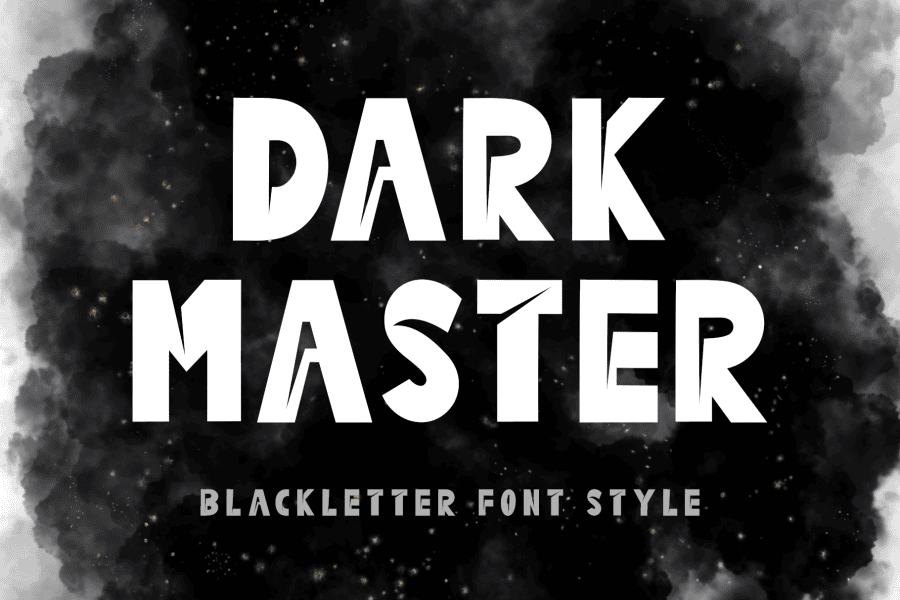 Dark Master Font · 1001 Fonts
