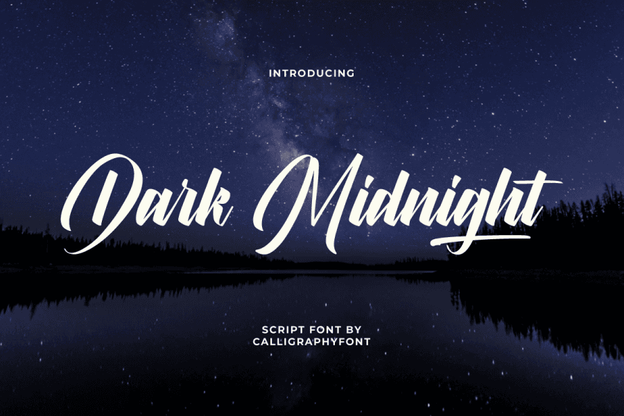 Dark Midnight Demo Font · 1001 Fonts