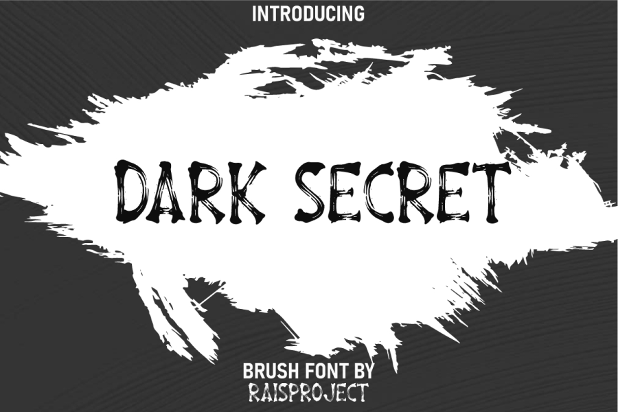 Dark Secret Demo Font · 1001 Fonts