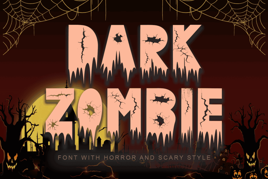Dark Zombie Font · 1001 Fonts