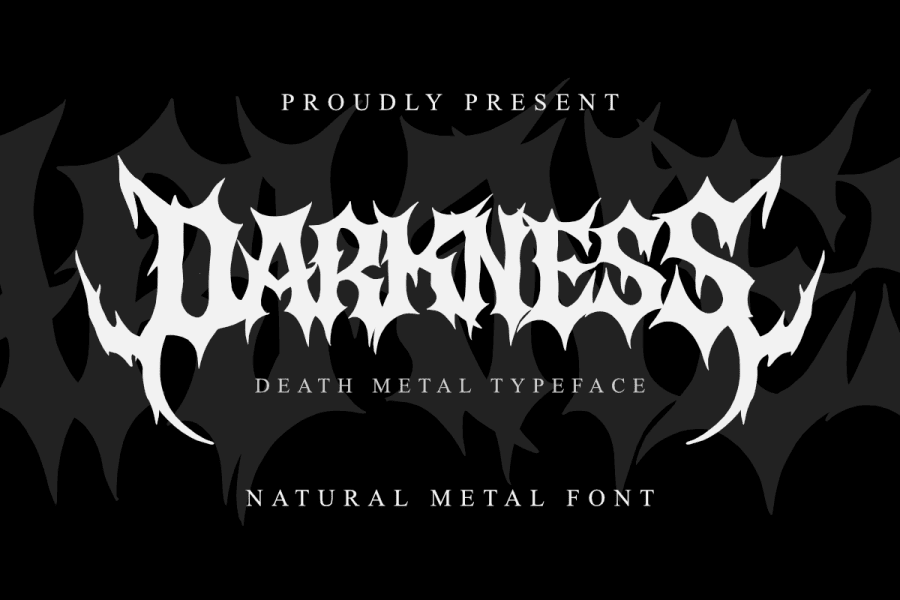 Darkness Font · 1001 Fonts