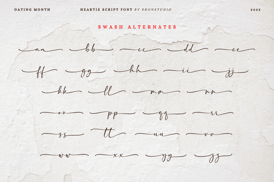 Dating Month Font · 1001 Fonts
