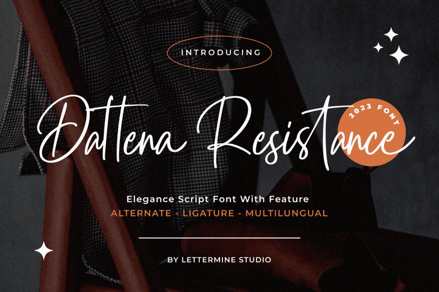 Dattena Resistance Demo Font · 1001 Fonts
