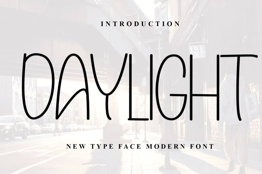 Daylight Font · 1001 Fonts