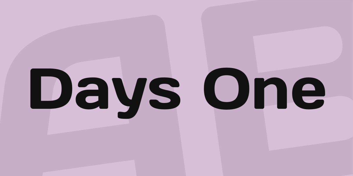 Days One Font · 1001 Fonts