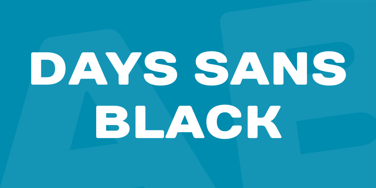 Days Sans Black Font · 1001 Fonts