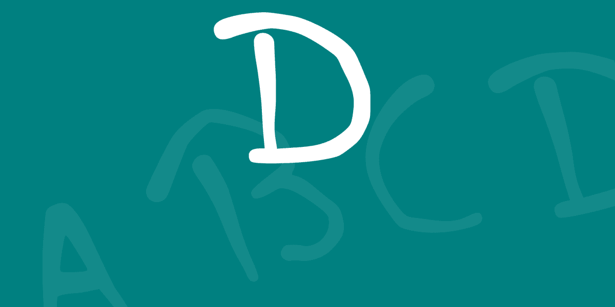 D Font · 1001 Fonts