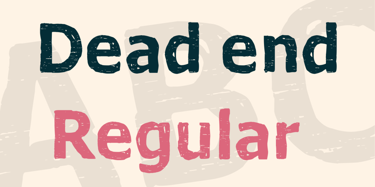 Dead end Font · 1001 Fonts