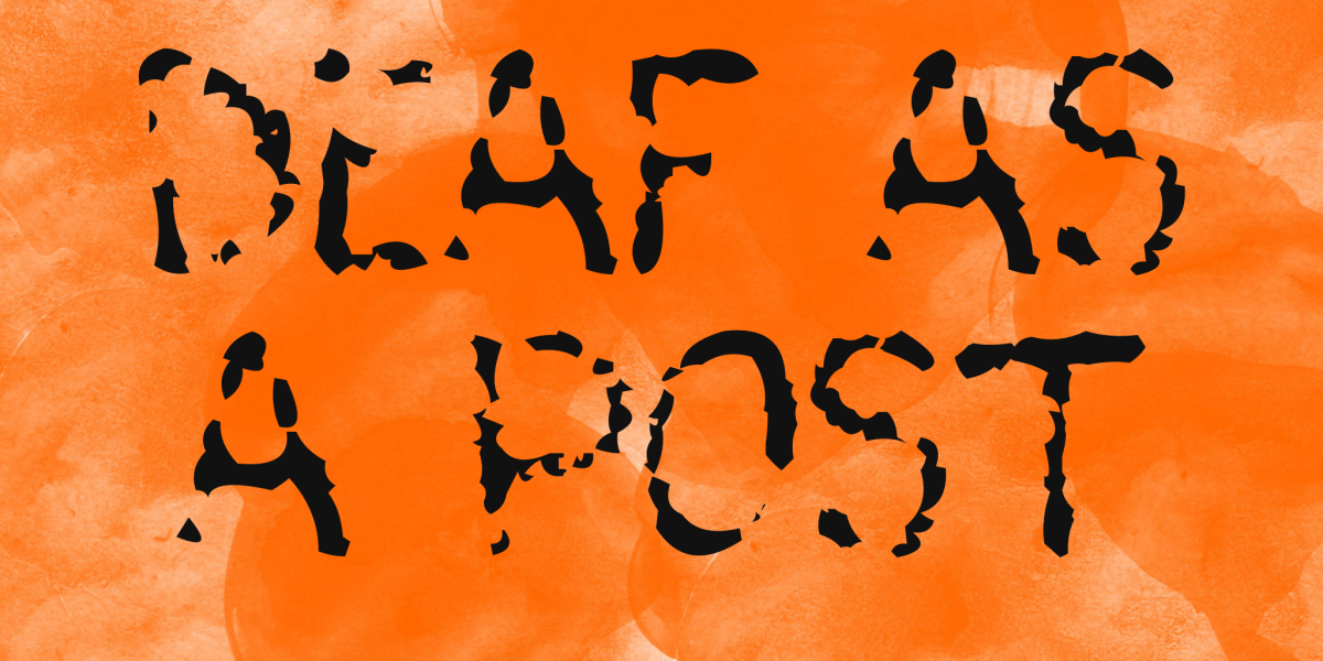 Deaf As A Post Font · 1001 Fonts